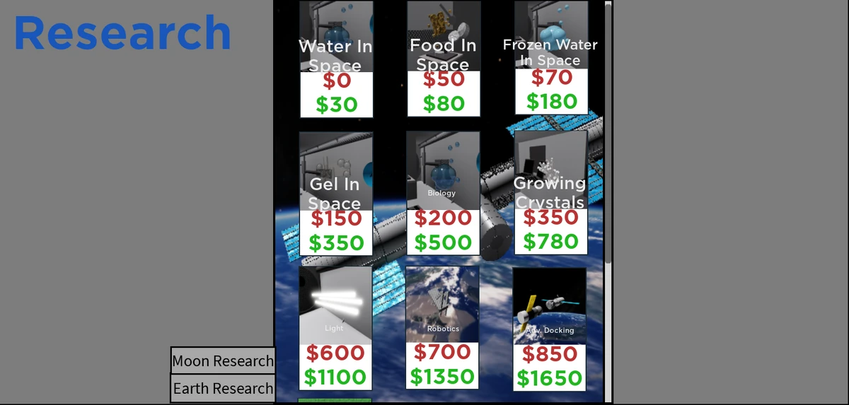 Researching | Space station infinity Wiki | Fandom