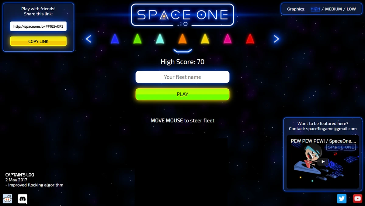 Menu | Space1.io Wiki | Fandom