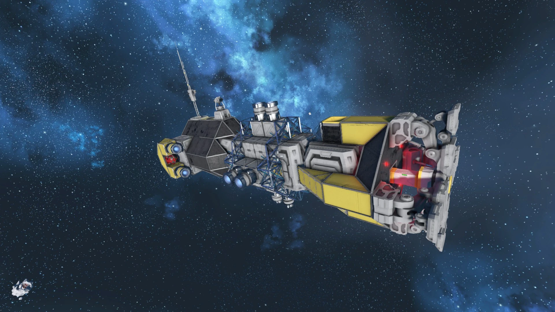 space mining ship