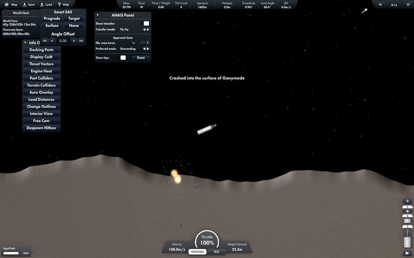 Lithobraking | Spaceflight Simulator Wiki | Fandom