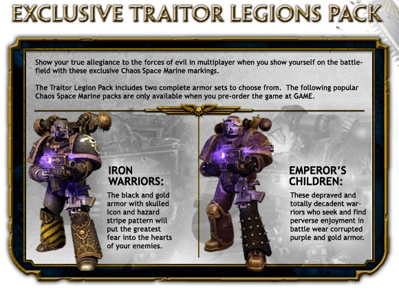Traitor Legions Pack | Space Marine Wiki | Fandom