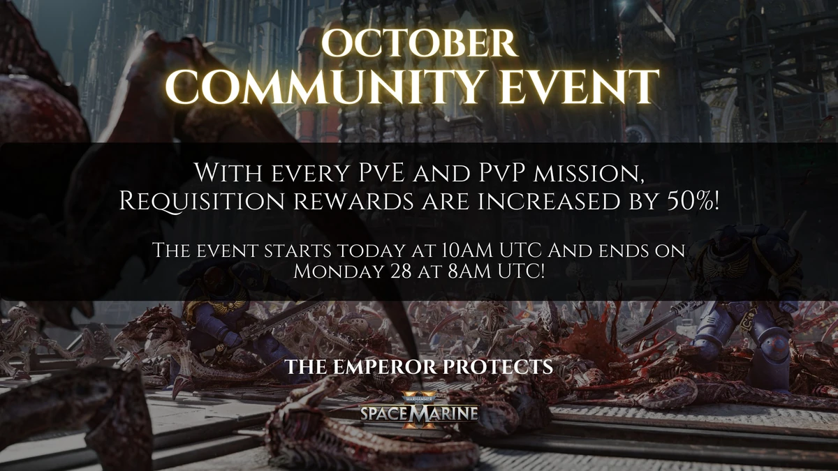 Community Events | Warhammer 40K: Space Marine 2 Wiki | Fandom