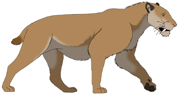 Andean scimitar-toothed cat (Ultra-Pleistocene) | Speculative Evolution ...