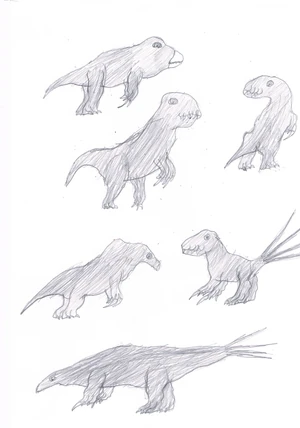 Neoscanisoropterygia (Dinosaurian Tertiary) | Speculative Evolution ...