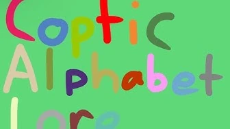 Coptic Alphabet Lore (Action Jackson) | Special Alphabet Lore Wiki | Fandom