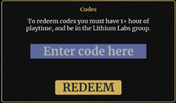 Codes | Specter2 Wiki | Fandom