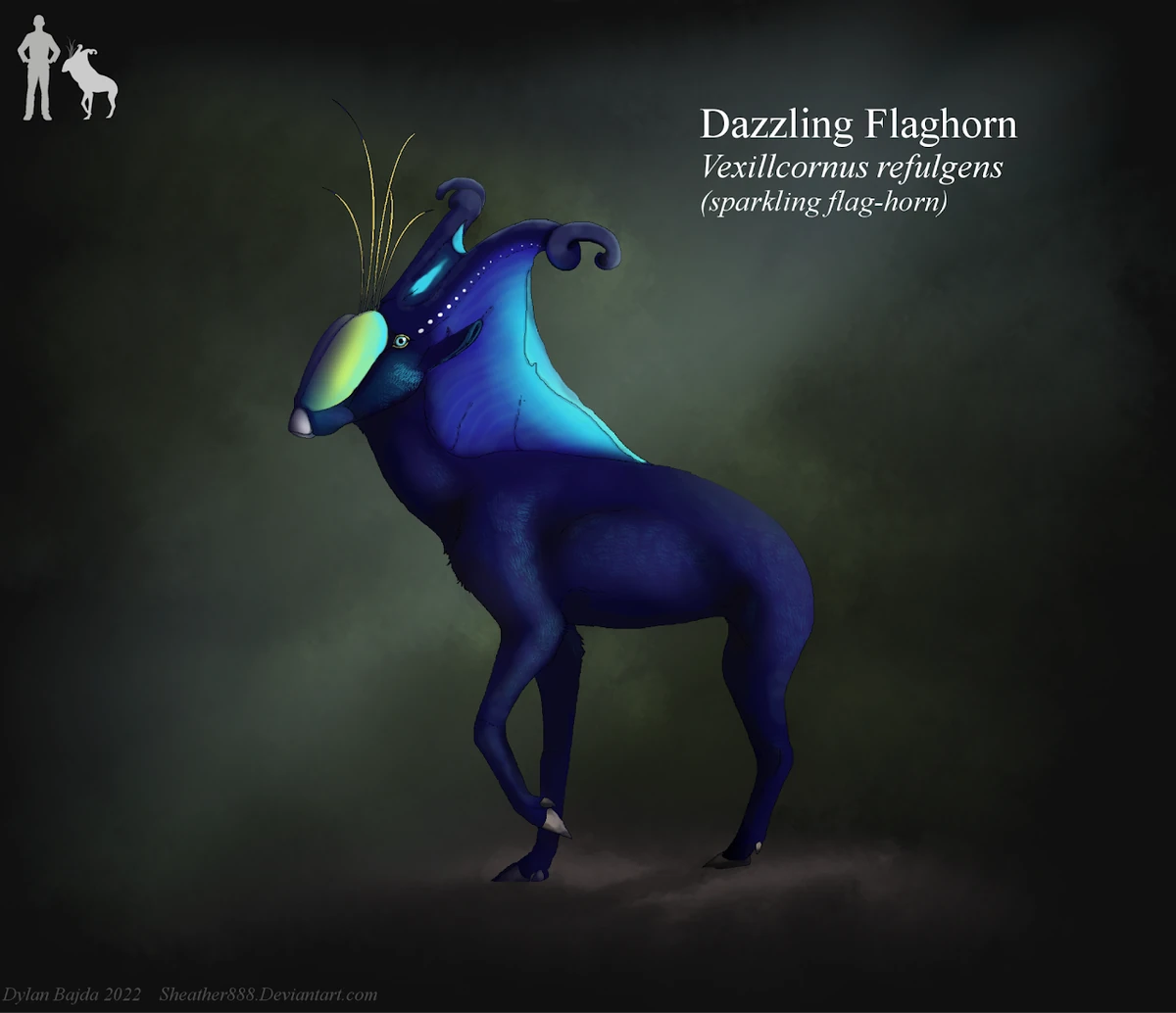 Dazzling Flaghorn | Speculative Evolution Wiki | Fandom