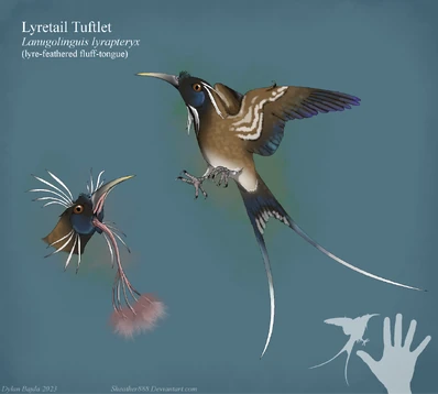 Lyretail Tuftlet | Speculative Evolution Wiki | Fandom