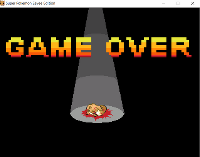 Game over | Super Pokemon Eevee Edition Wiki | Fandom