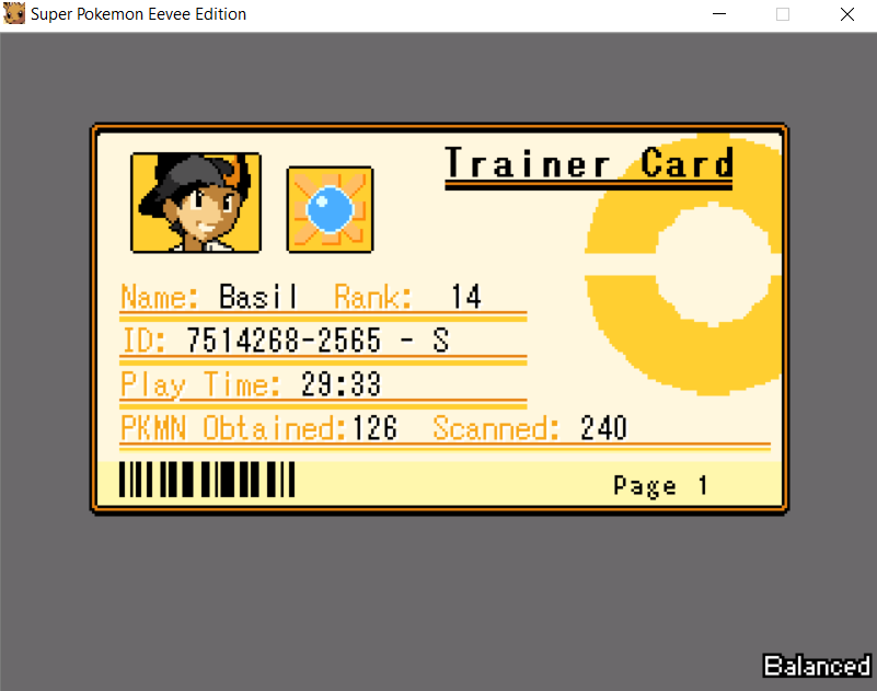 Trainer ID | Super Pokemon Eevee Edition Wiki | Fandom