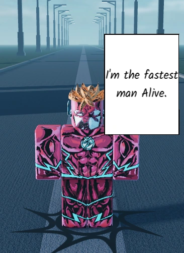 Fastest man alive (true wally) | Speedsters Sandbox Roblox Offical Wiki ...