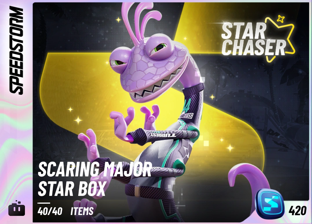 Scaring Major Star Box | Disney Speedstorm Wiki | Fandom
