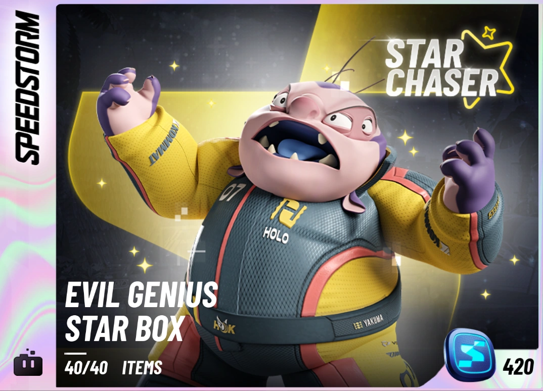Evil Genius Star Box | Disney Speedstorm Wiki | Fandom