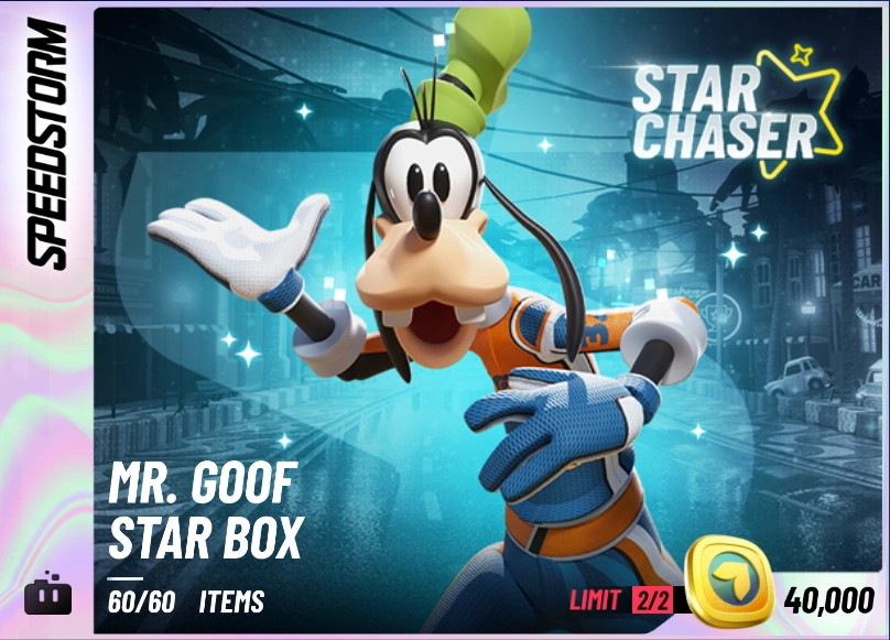 Mr. Goof Star Box | Disney Speedstorm Wiki | Fandom