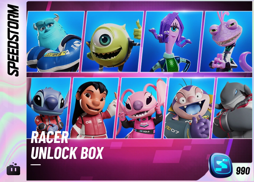 Racer Unlock Box (Season 9 Part 1) | Disney Speedstorm Wiki | Fandom