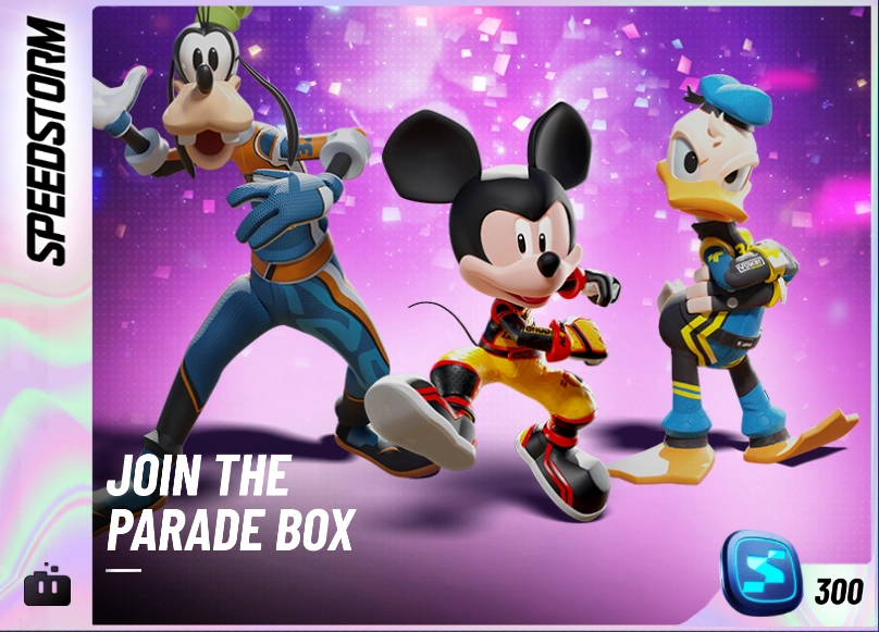 Join The Parade Box | Disney Speedstorm Wiki | Fandom