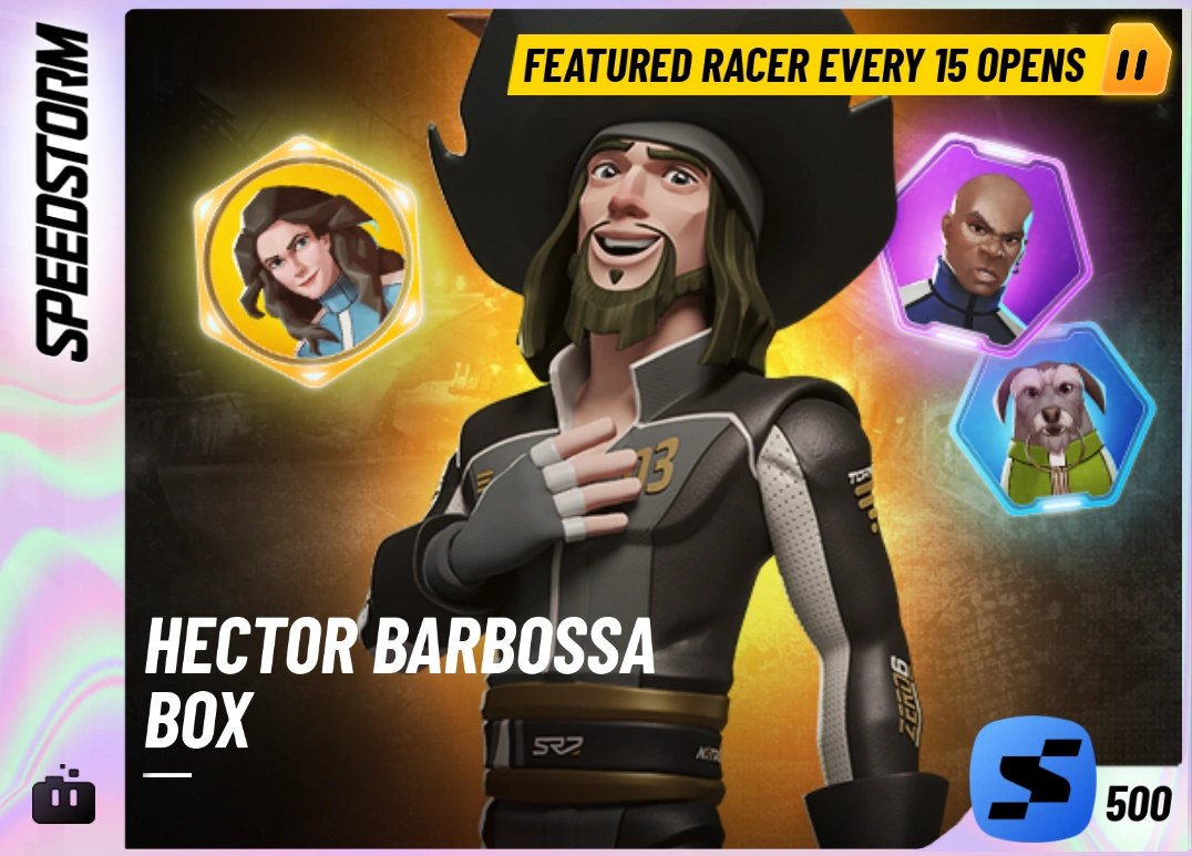 Hector Barbossa Box | Disney Speedstorm Wiki | Fandom