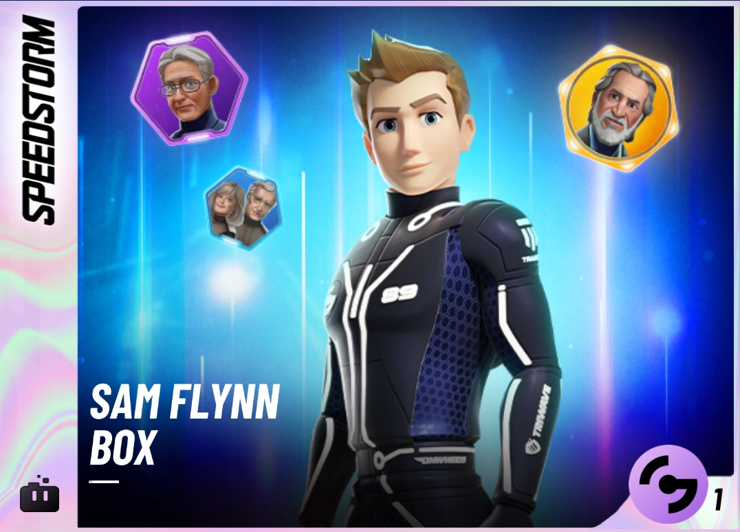Sam Flynn Box | Disney Speedstorm Wiki | Fandom