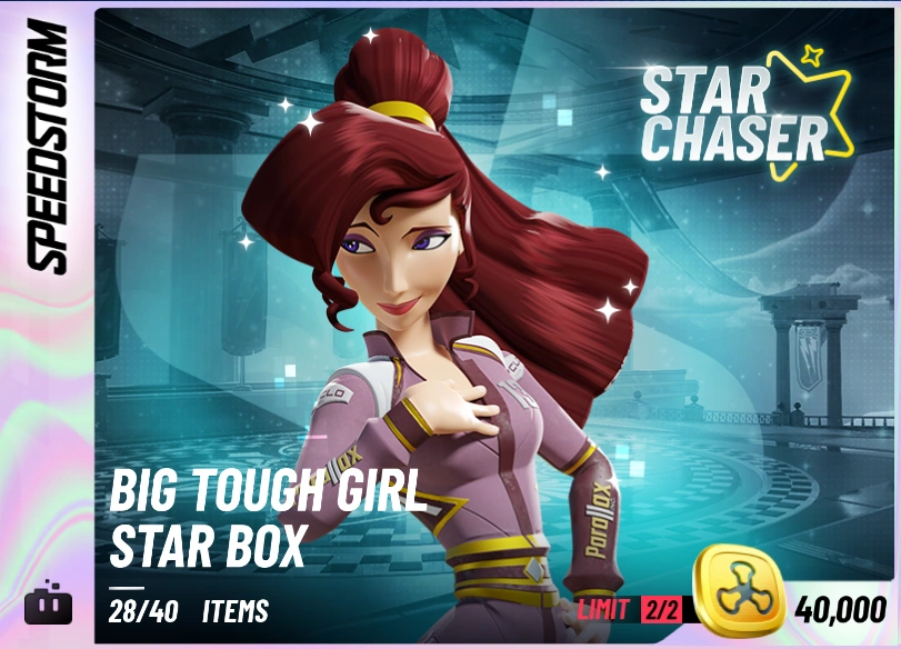 Big Tough Girl Star Box | Disney Speedstorm Wiki | Fandom