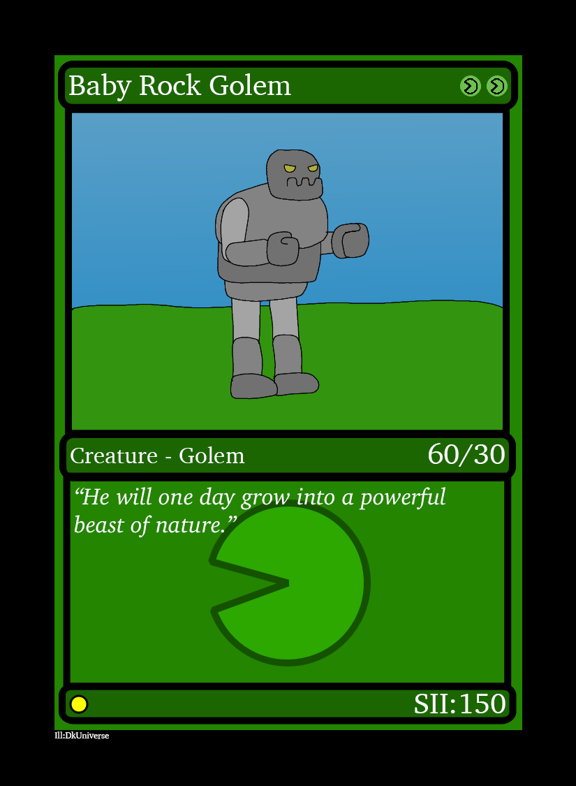 Baby Rock Golem (SII:150) | Spellbound TCG Wiki | Fandom