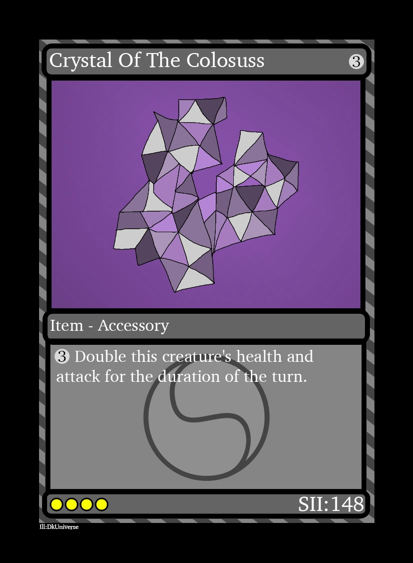 Crystal Of The Colosuss (SII:148) | Spellbound TCG Wiki | Fandom