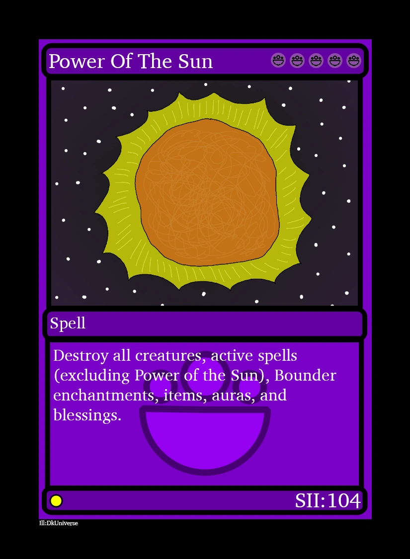 Power Of The Sun (SII:104) | Spellbound TCG Wiki | Fandom