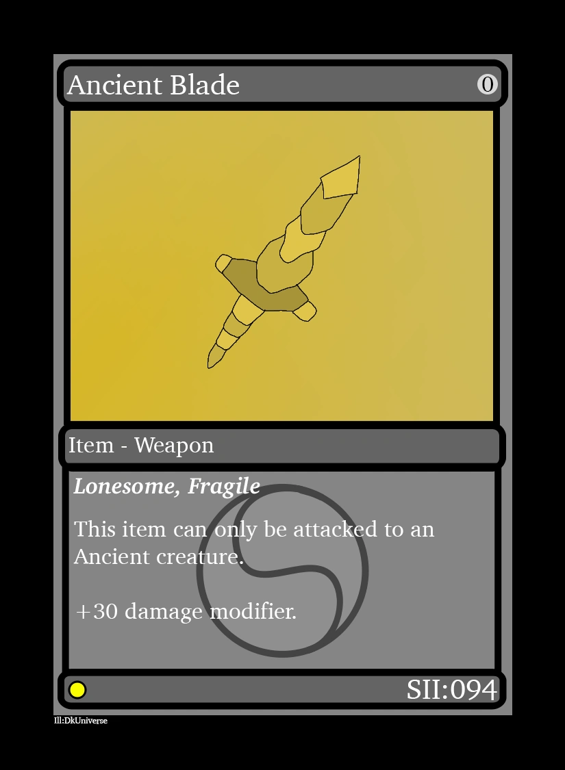 Ancient Blade (SII:094) | Spellbound TCG Wiki | Fandom