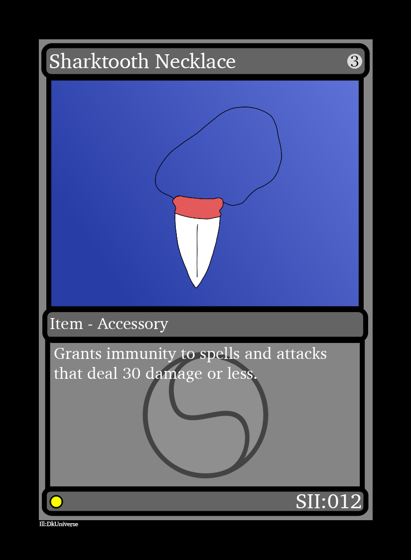 Sharktooth Necklace (SII:012) | Spellbound TCG Wiki | Fandom