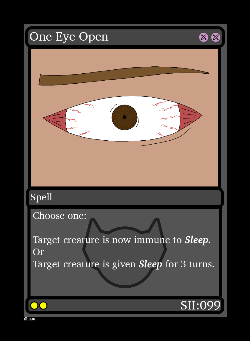 One Eye Open (SII:099) | Spellbound TCG Wiki | Fandom