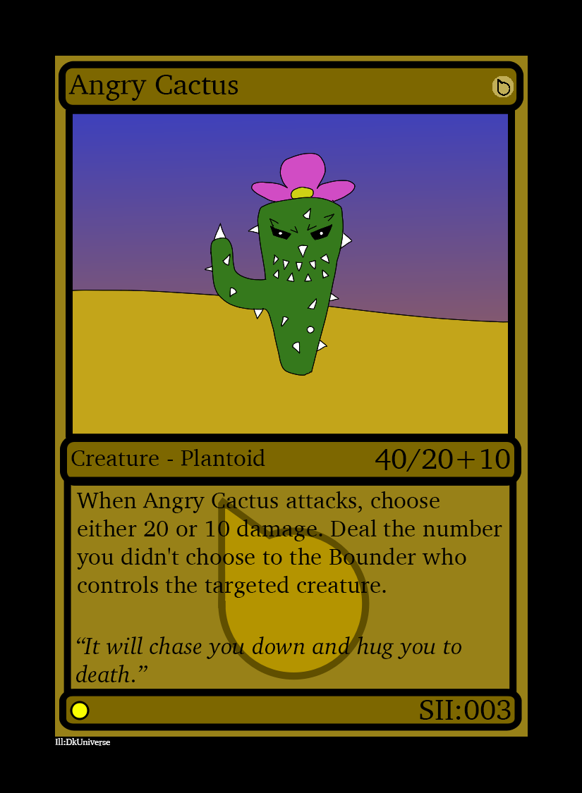 Angry Cactus (SII:003) | Spellbound TCG Wiki | Fandom
