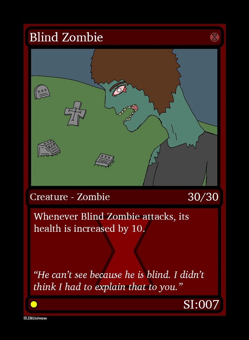 Blind Zombie (SI:007) | Spellbound TCG Wiki | Fandom