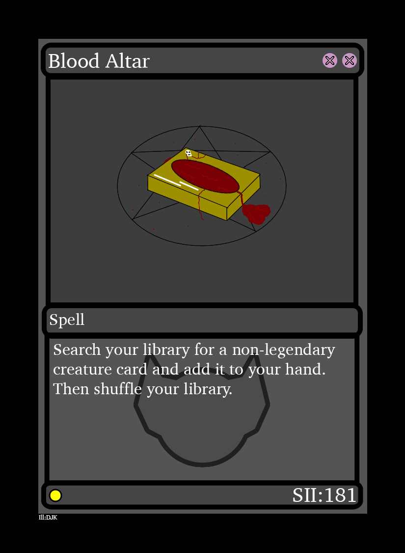 Blood Altar (SII:181) | Spellbound TCG Wiki | Fandom