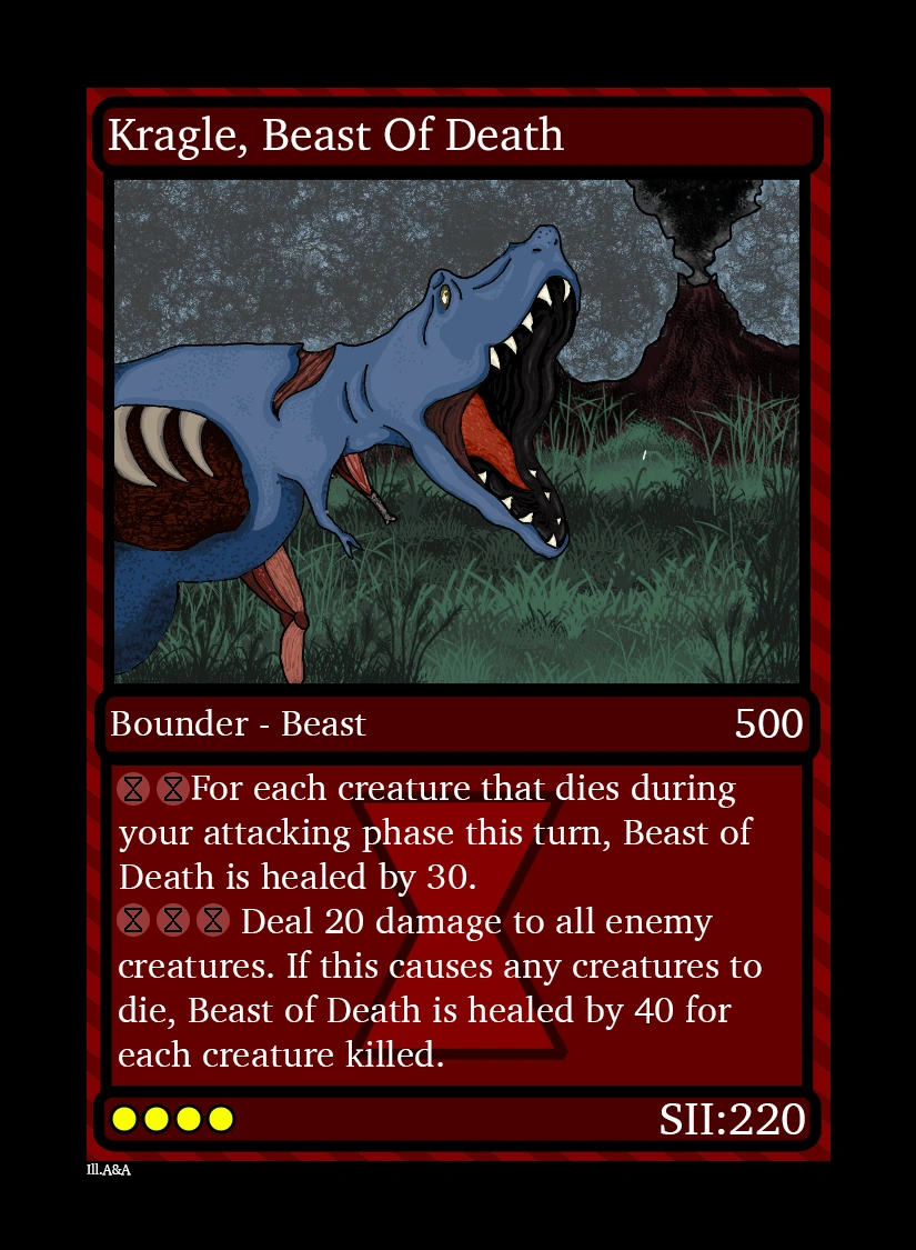 Kragle, Beast Of Death (SII:220) | Spellbound TCG Wiki | Fandom