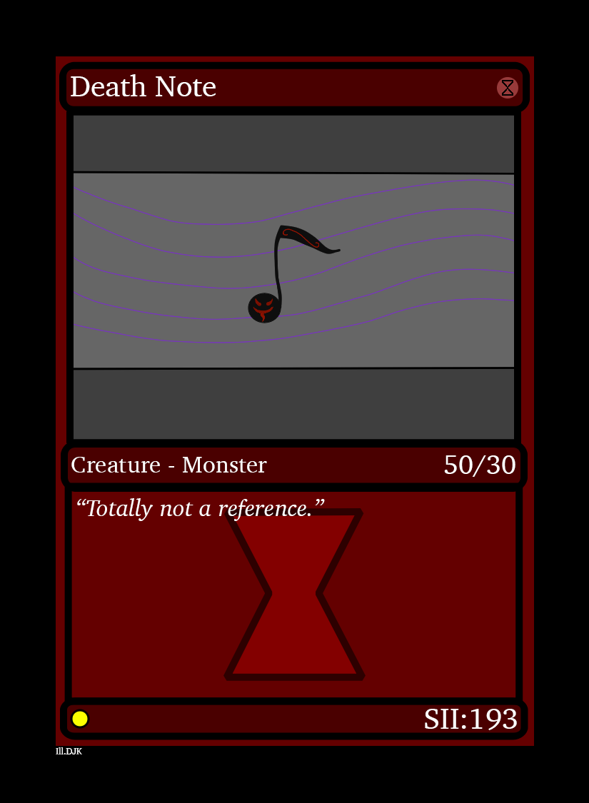 Death Note (SII:193) | Spellbound TCG Wiki | Fandom