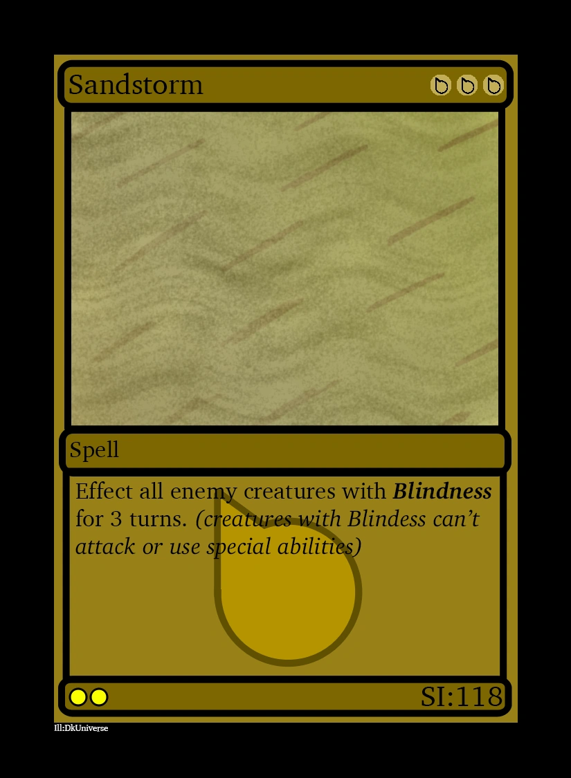 Sandstorm (SI:118) | Spellbound TCG Wiki | Fandom