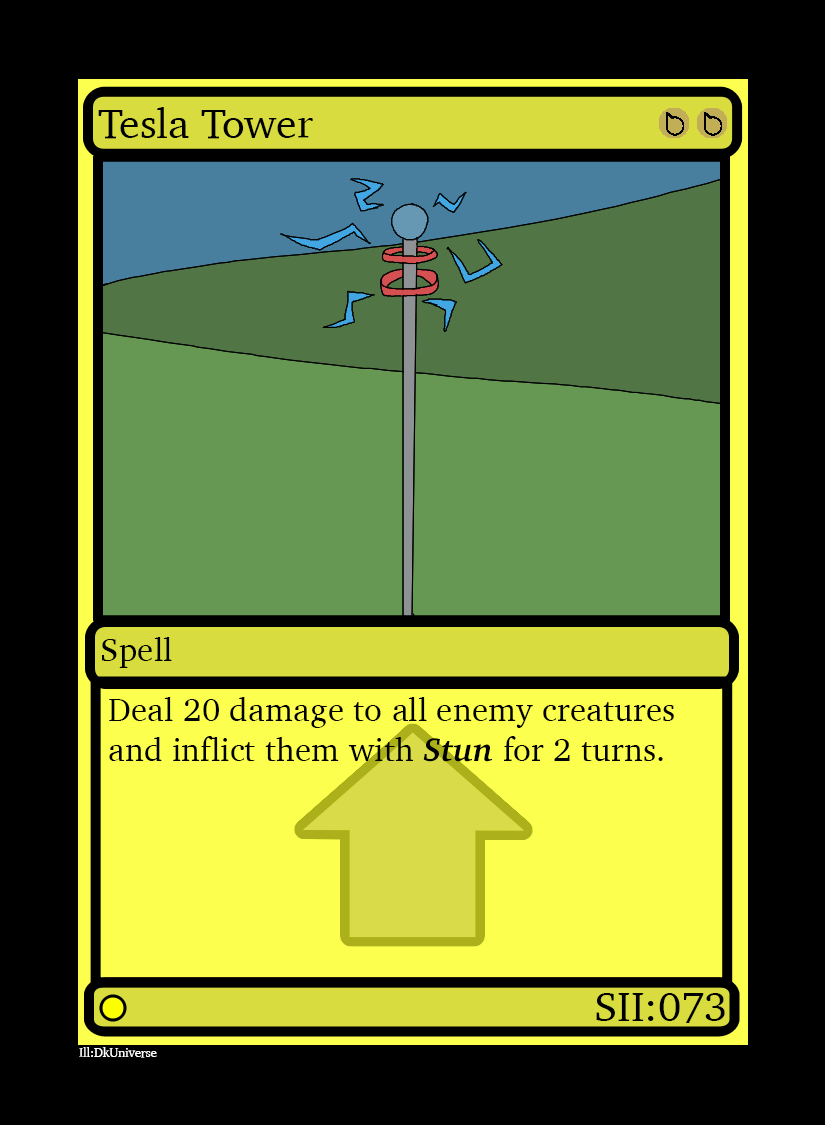 Tesla Tower (SII:073) | Spellbound TCG Wiki | Fandom