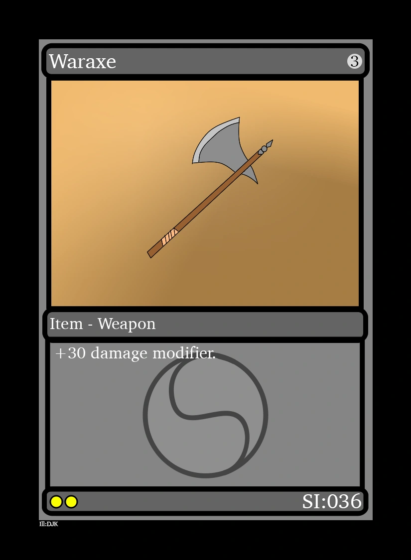 Waraxe (SI:036) | Spellbound TCG Wiki | Fandom