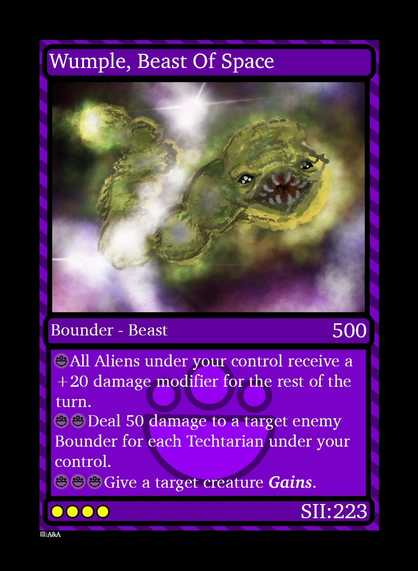 Wumple, Beast Of Space (SII:223) | Spellbound TCG Wiki | Fandom