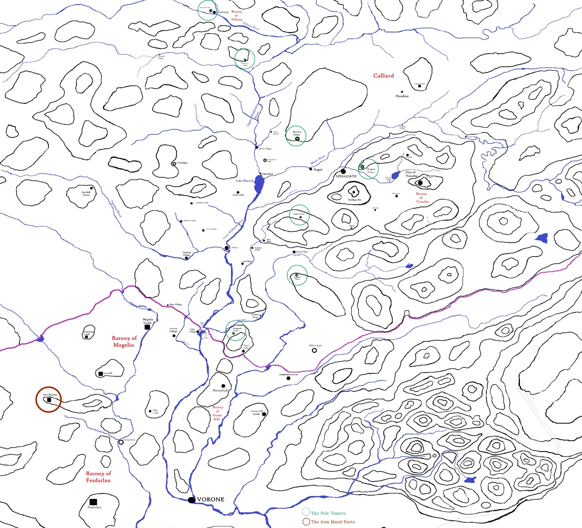 The Pele Towers | Spellmonger Wiki | Fandom