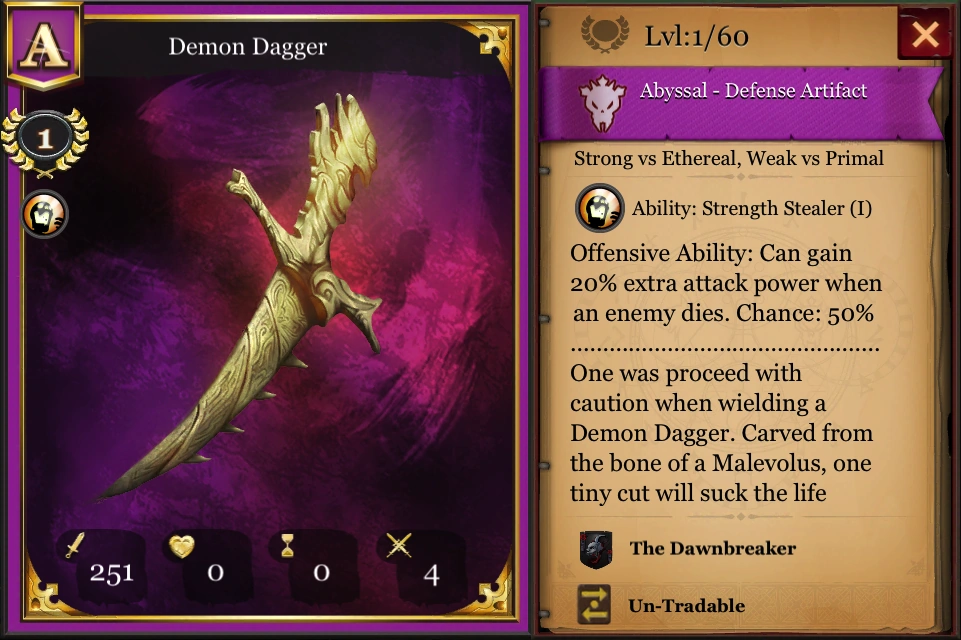 Demon Dagger | Spellstorm Wiki | Fandom