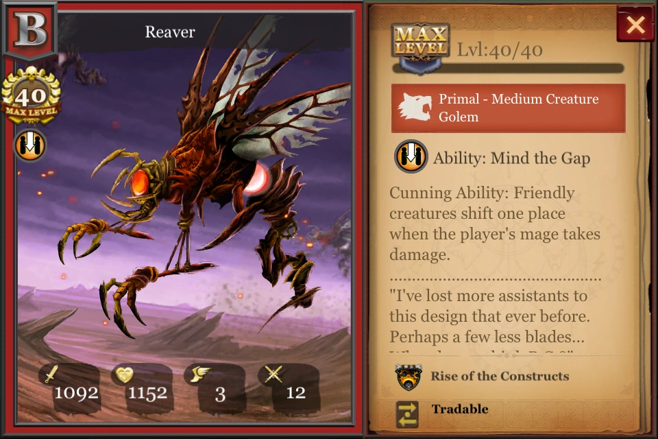 Reaver | Spellstorm Wiki | Fandom