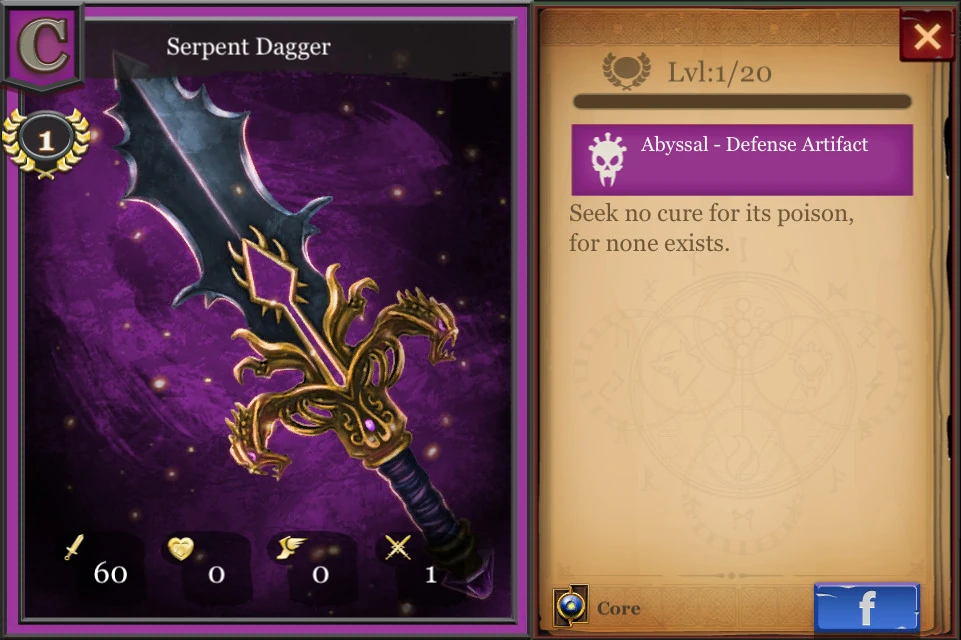 Serpent Dagger | Spellstorm Wiki | Fandom