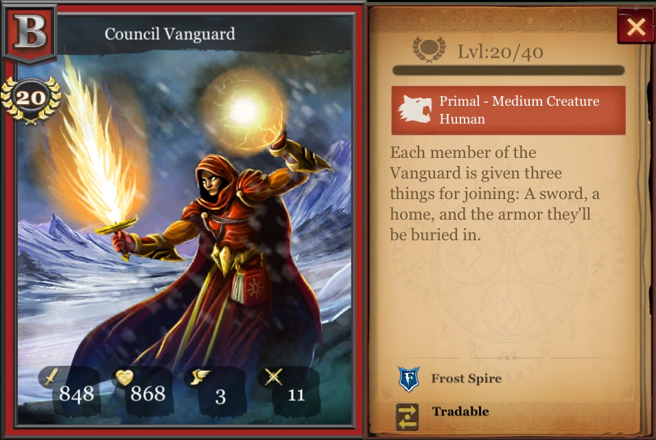 Council Vanguard | Spellstorm Wiki | Fandom