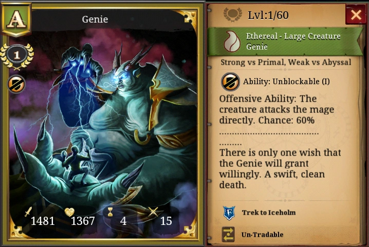 Genie | Spellstorm Wiki | Fandom
