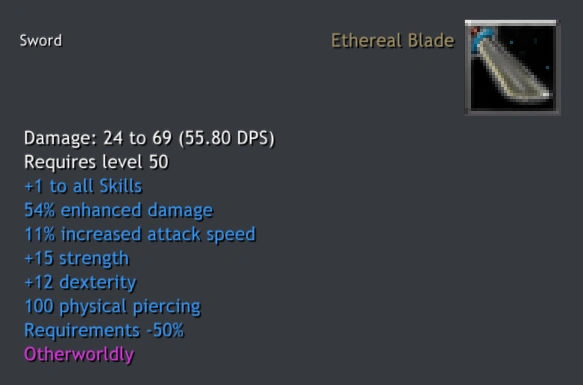 Ethereal Blade | Spellwake Wiki | Fandom