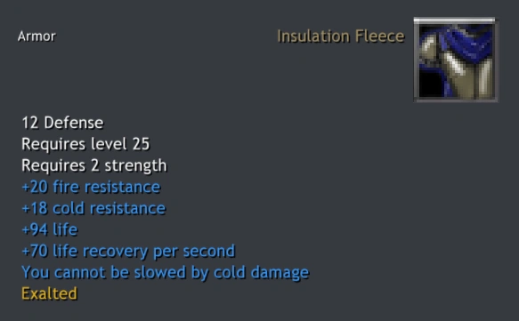 Insulation Fleece | Spellwake Wiki | Fandom