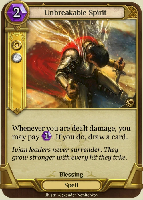 Unbreakable Spirit | Spellweaver TCG Wiki | Fandom