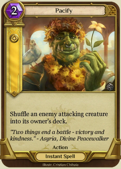 Pacify | Spellweaver TCG Wiki | Fandom