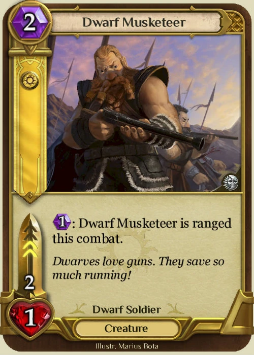 Dwarf Musketeer | Spellweaver TCG Wiki | Fandom