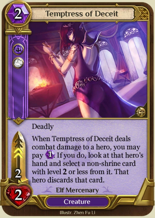 Temptress of Deceit | Spellweaver TCG Wiki | Fandom